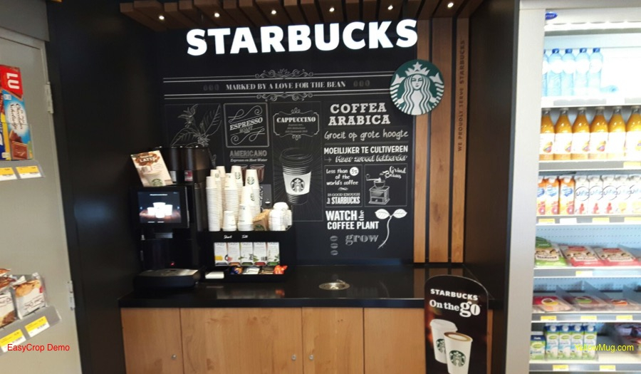 Shell rolt Starbucks on the go uit