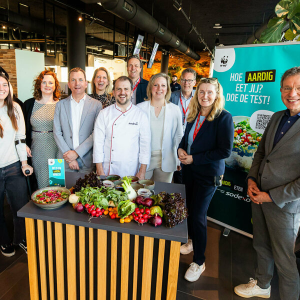 Sodexo en WWF-NL gaan voor duurzamer en gezonder eten