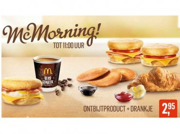 Met nieuwe McDonald's app sparen voor ontbijt